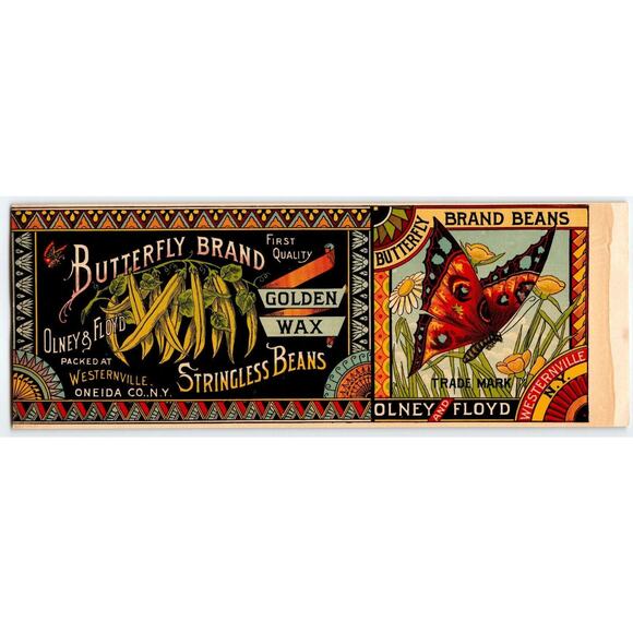Butterfly Brand | Art | Butterfly Brand Golden Wax Beans Victorian 89s ...